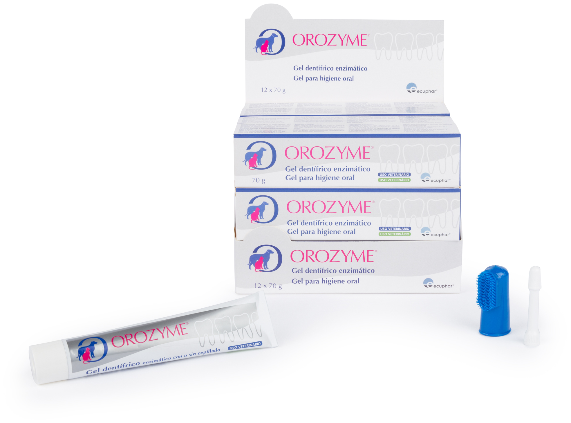 Ecuphar Orozyme Gel para Higiene Oral para Cães e Gatos - Petness Portugal