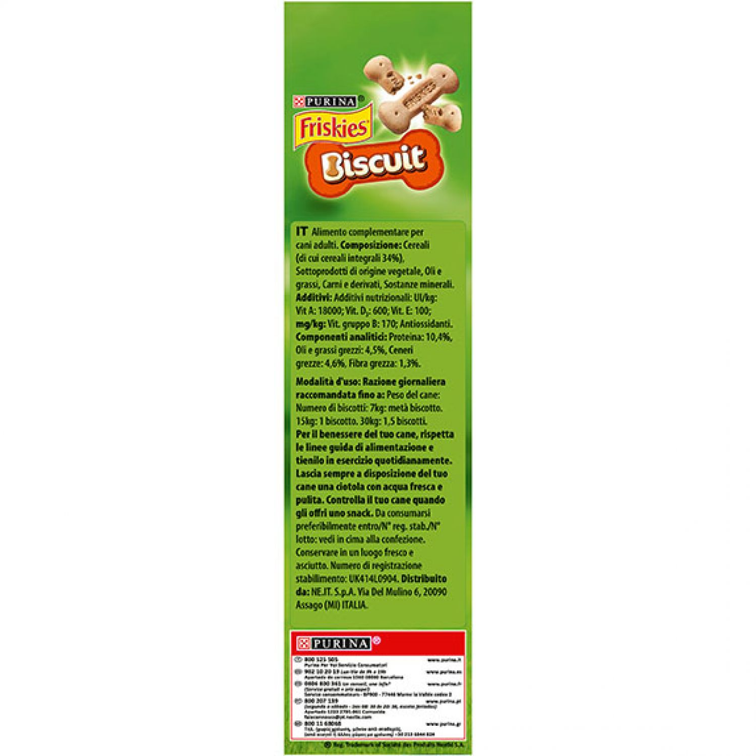 Purina Friskies Biscuit Cookie Original - Petness Portugal