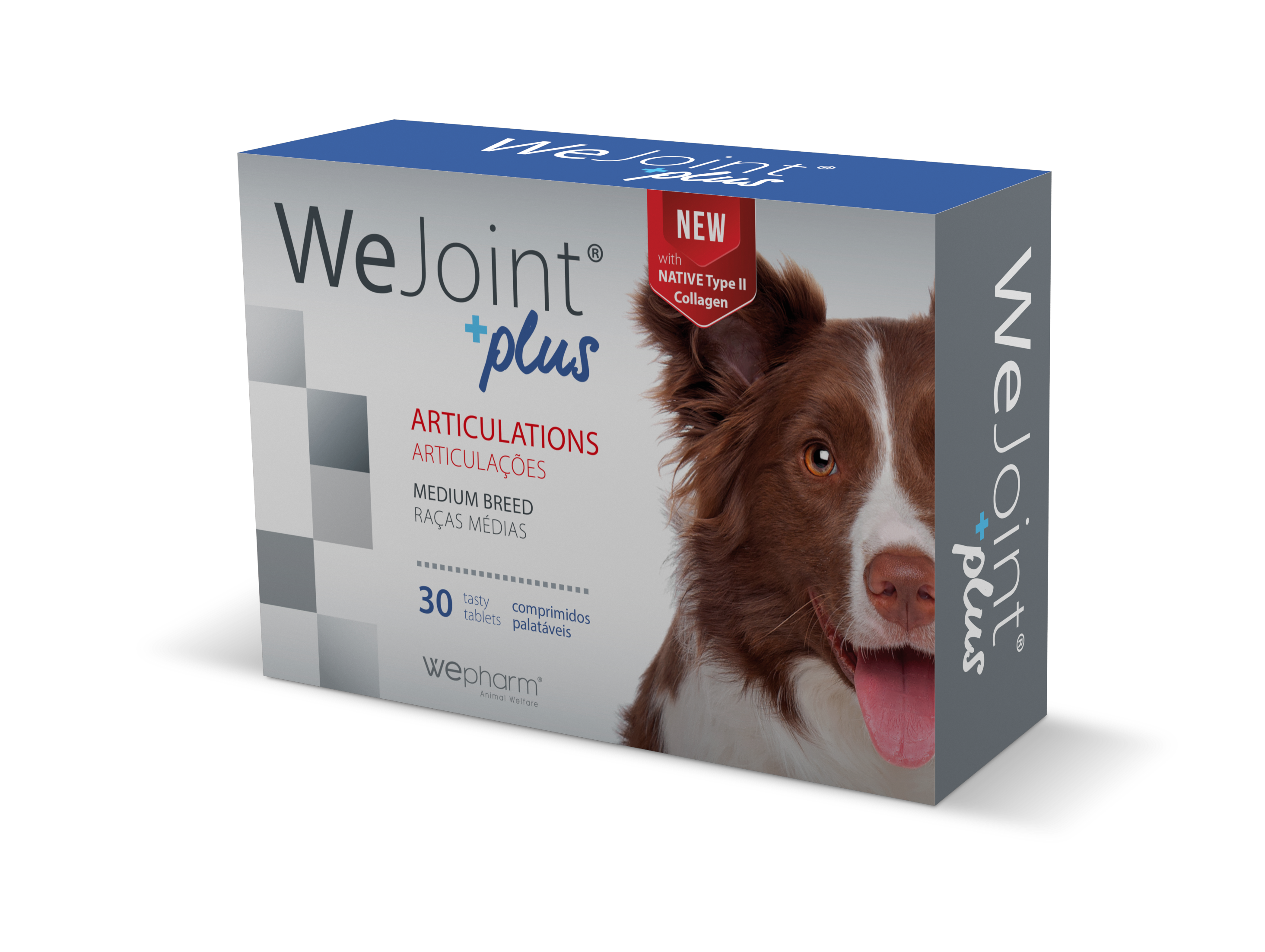 Wepharm WeJoint Plus Suporte à Função Articular de Raças Médias ...